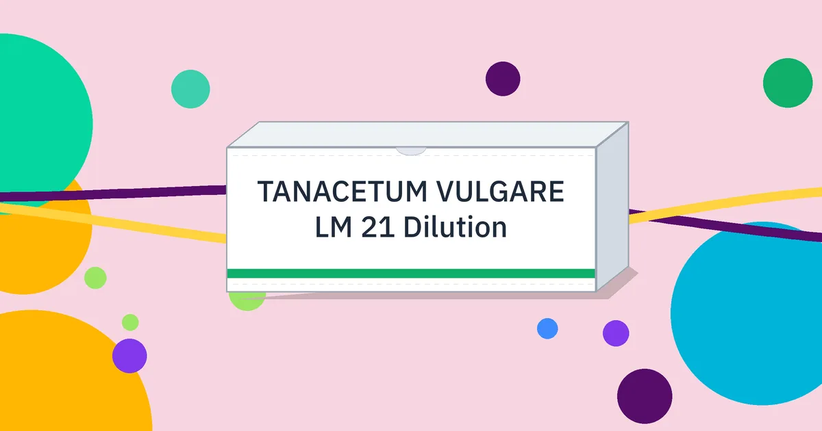 Symbolbild: Packung mit der Aufschrift TANACETUM VULGARE LM 21 Dilution (PZN 13213140) – Verfügbarkeit und Bezug in Apotheken in Frankfurt am Main