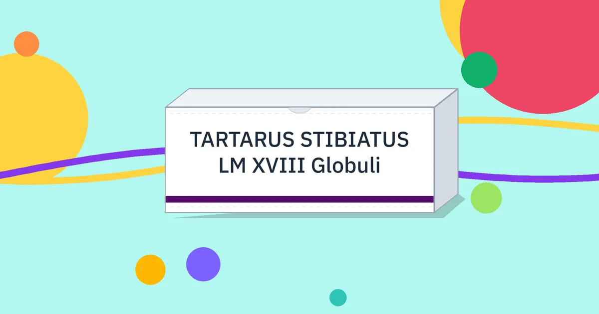 Symbolbild: Packung mit der Aufschrift TARTARUS STIBIATUS LM XVIII Globuli (PZN 02660172) – Verfügbarkeit und Bezug in Apotheken in Frankfurt am Main