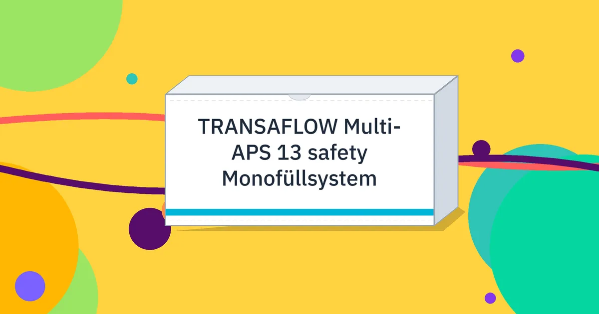 Symbolbild: Packung mit der Aufschrift TRANSAFLOW Multi-APS 13 safety Monofüllsystem (PZN 18817173) – Verfügbarkeit und Bezug in Apotheken in Frankfurt am Main