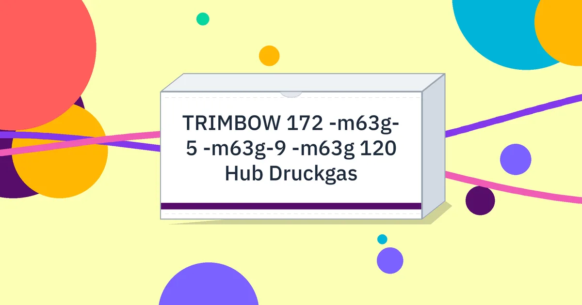 Symbolbild: Packung mit der Aufschrift TRIMBOW 172 -m63g-5 -m63g-9 -m63g 120 Hub Druckgas (PZN 18908740) – Verfügbarkeit und Bezug in Apotheken in Frankfurt am Main