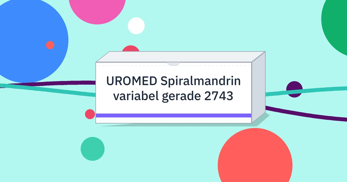 Symbolbild: Packung mit der Aufschrift UROMED Spiralmandrin variabel gerade 2743 (PZN 11228947) – Verfügbarkeit und Bezug in Apotheken in Frankfurt am Main
