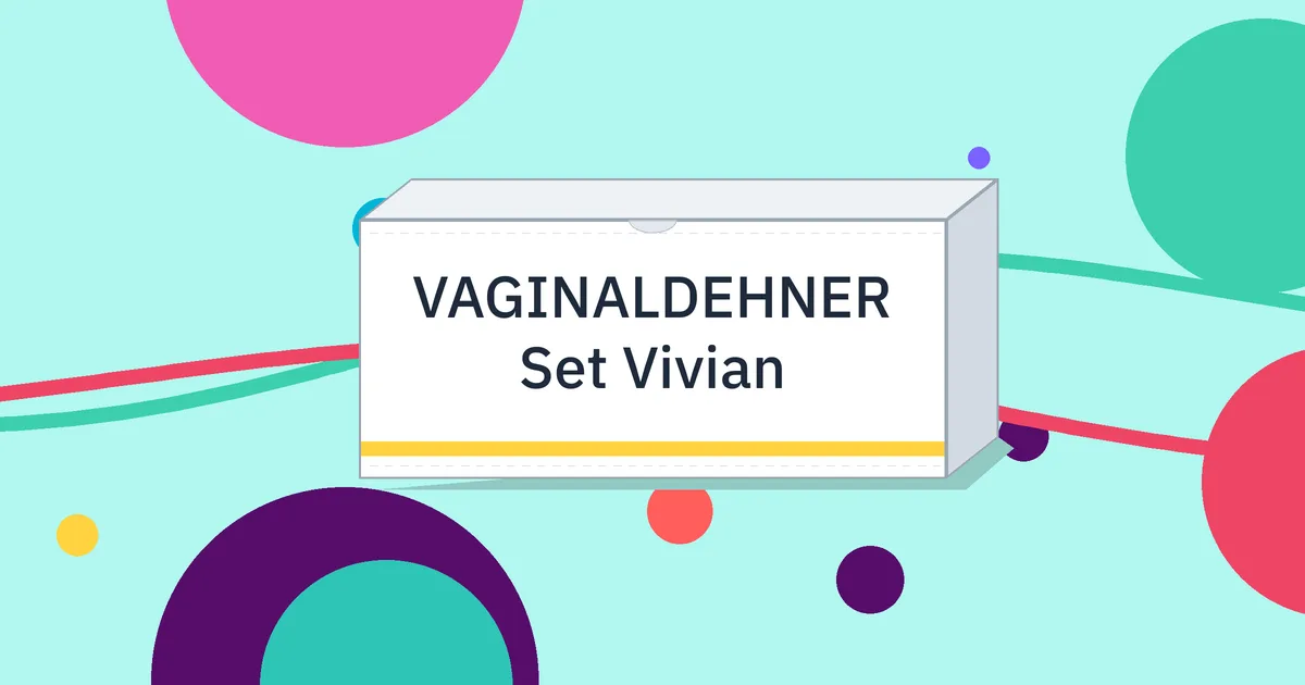Symbolbild: Packung mit der Aufschrift VAGINALDEHNER Set Vivian (PZN 07323189) – Verfügbarkeit und Bezug in Apotheken in Frankfurt am Main