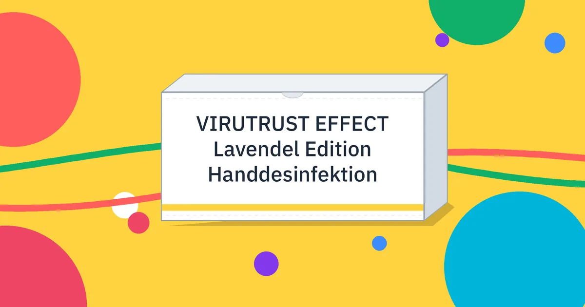 Symbolbild: Packung mit der Aufschrift VIRUTRUST EFFECT Lavendel Edition Handdesinfektion (PZN 16940691) – Verfügbarkeit und Bezug in Apotheken in Frankfurt am Main