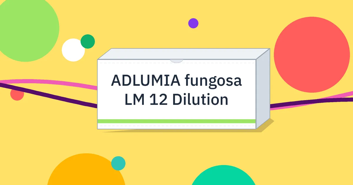 Symbolbild: Packung mit der Aufschrift ADLUMIA fungosa LM 12 Dilution (PZN 13296410) – Verfügbarkeit und Bezug in Apotheken in Frankfurt am Main