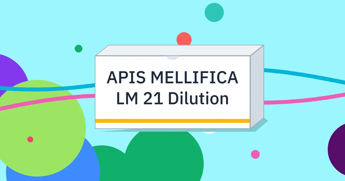 Symbolbild: Packung mit der Aufschrift APIS MELLIFICA LM 21 Dilution (PZN 12765185) – Verfügbarkeit und Bezug in Apotheken in Frankfurt am Main