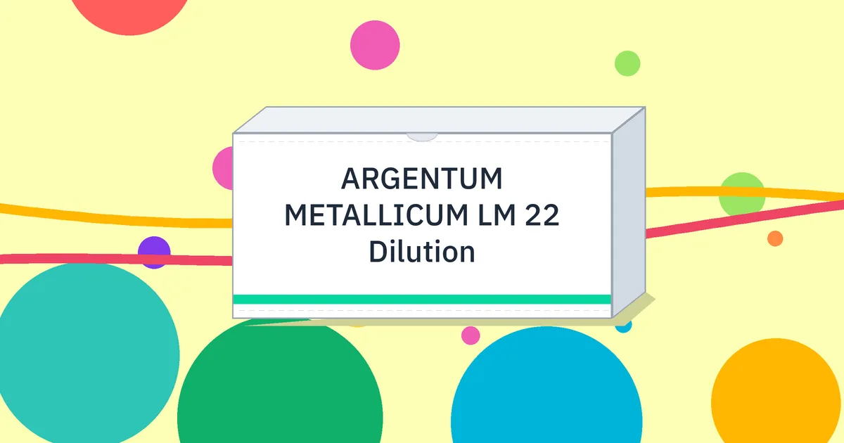 Symbolbild: Packung mit der Aufschrift ARGENTUM METALLICUM LM 22 Dilution (PZN 12767907) – Verfügbarkeit und Bezug in Apotheken in Frankfurt am Main
