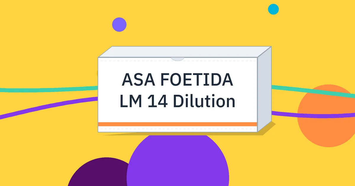 Symbolbild: Packung mit der Aufschrift ASA FOETIDA LM 14 Dilution (PZN 12781563) – Verfügbarkeit und Bezug in Apotheken in Frankfurt am Main