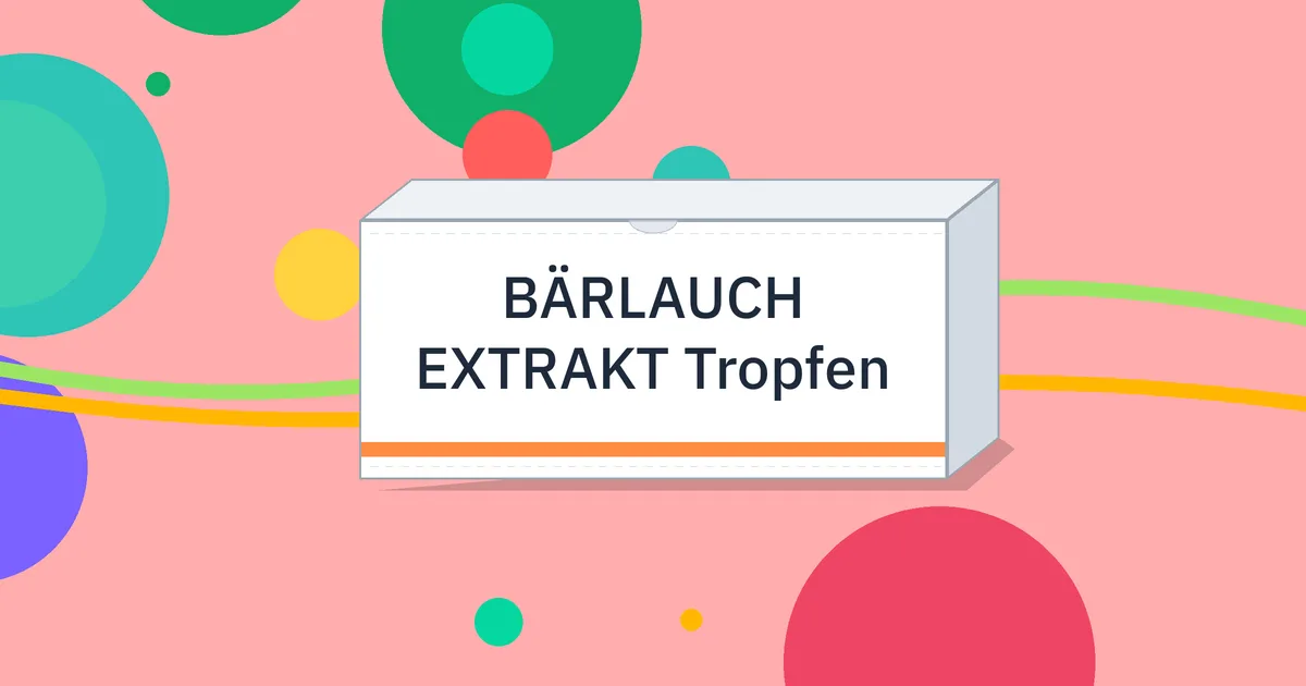 Symbolbild: Packung mit der Aufschrift BÄRLAUCH EXTRAKT Tropfen (PZN 20210863) – Verfügbarkeit und Bezug in Apotheken in Frankfurt am Main