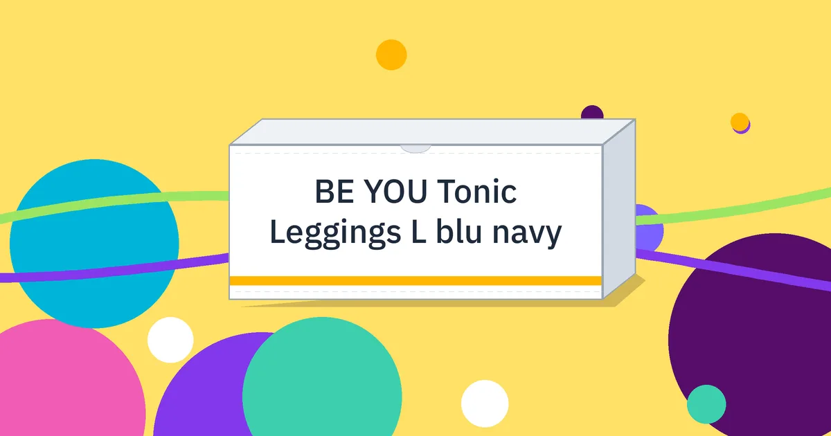 Symbolbild: Packung mit der Aufschrift BE YOU Tonic Leggings L blu navy (PZN 20376523) – Verfügbarkeit und Bezug in Apotheken in Frankfurt am Main