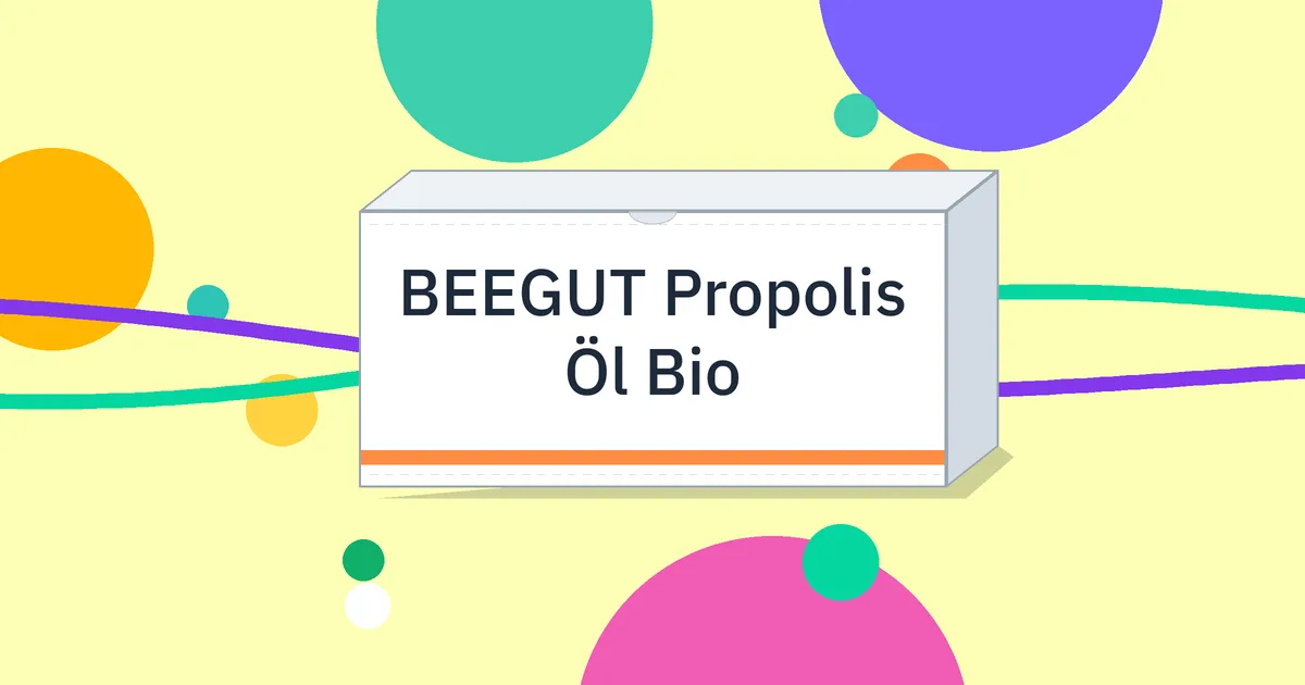 Symbolbild: Packung mit der Aufschrift BEEGUT Propolis Öl Bio (PZN 18366865) – Verfügbarkeit und Bezug in Apotheken in Frankfurt am Main