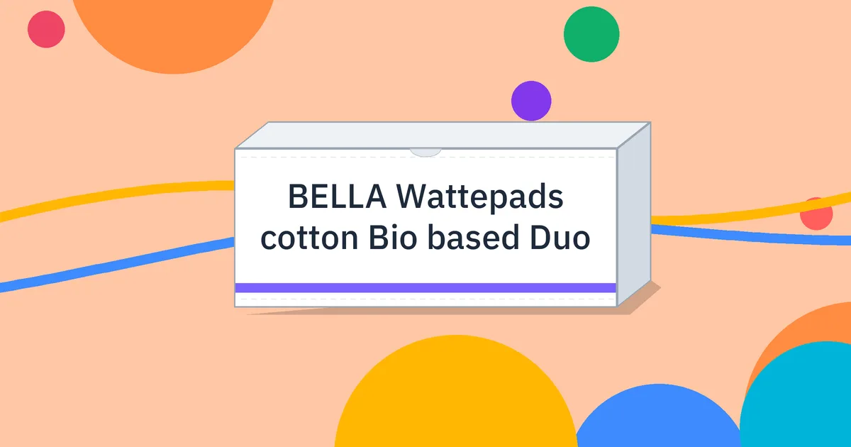 Symbolbild: Packung mit der Aufschrift BELLA Wattepads cotton Bio based Duo (PZN 19223263) – Verfügbarkeit und Bezug in Apotheken in Frankfurt am Main