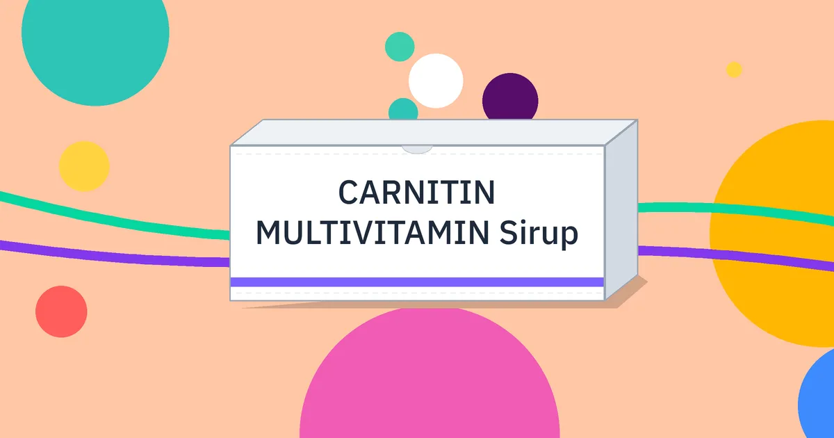 Symbolbild: Packung mit der Aufschrift CARNITIN MULTIVITAMIN Sirup (PZN 01887525) – Verfügbarkeit und Bezug in Apotheken in Frankfurt am Main