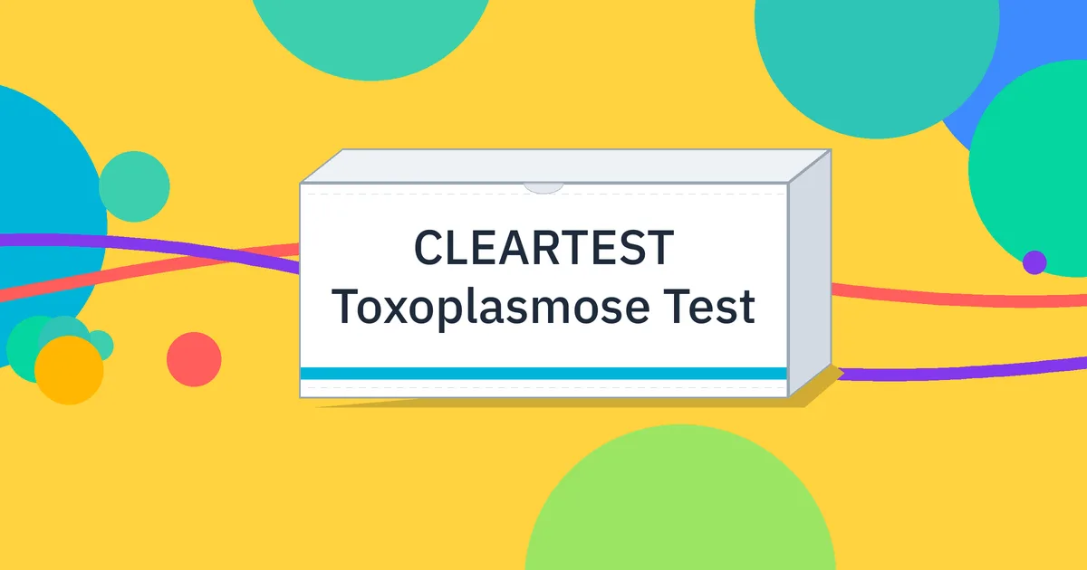 Symbolbild: Packung mit der Aufschrift CLEARTEST Toxoplasmose Test (PZN 14057096) – Verfügbarkeit und Bezug in Apotheken in Frankfurt am Main