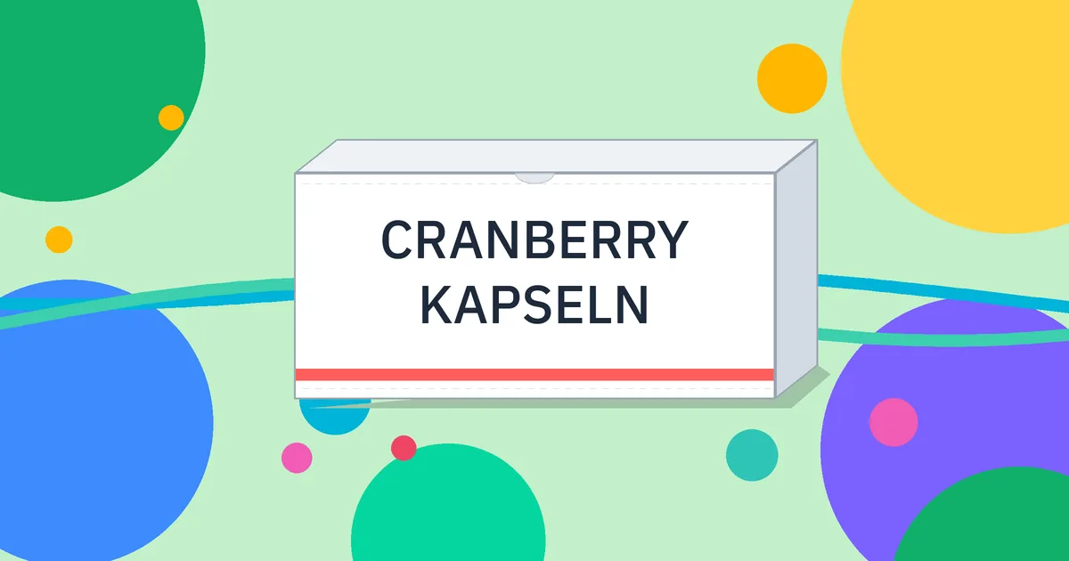 Symbolbild: Packung mit der Aufschrift CRANBERRY KAPSELN (PZN 15434359) – Verfügbarkeit und Bezug in Apotheken in Frankfurt am Main