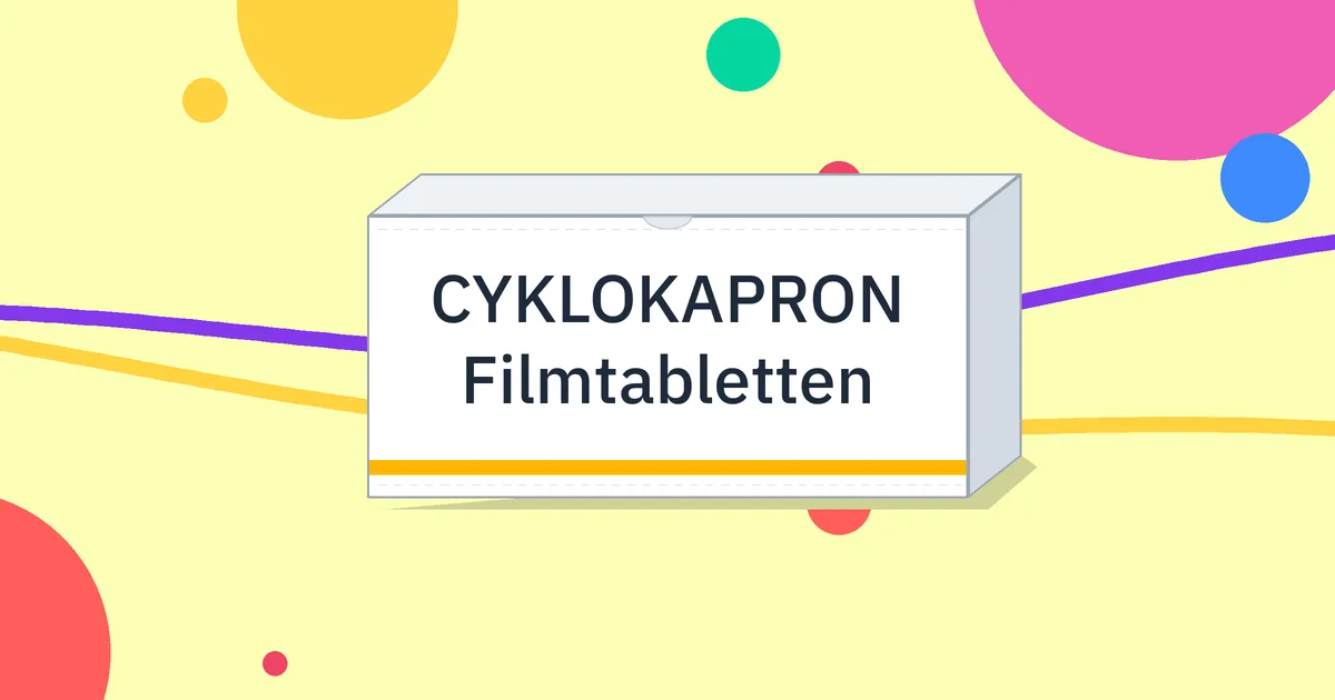 Symbolbild: Packung mit der Aufschrift CYKLOKAPRON Filmtabletten (PZN 10737782) – Verfügbarkeit und Bezug in Apotheken in Frankfurt am Main