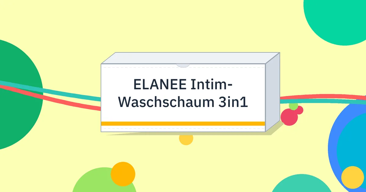 Symbolbild: Packung mit der Aufschrift ELANEE Intim-Waschschaum 3in1 (PZN 20099673) – Verfügbarkeit und Bezug in Apotheken in Frankfurt am Main