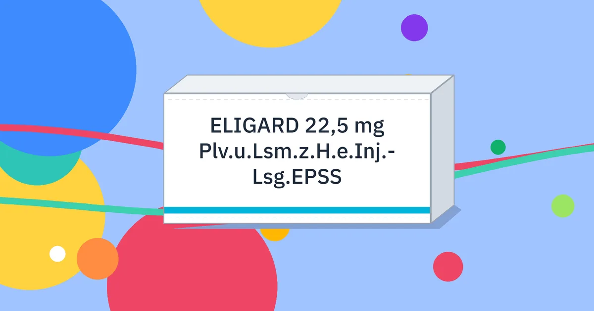 Symbolbild: Packung mit der Aufschrift ELIGARD 22,5 mg Plv.u.Lsm.z.H.e.Inj.-Lsg.EPSS (PZN 19265037) – Verfügbarkeit und Bezug in Apotheken in Frankfurt am Main
