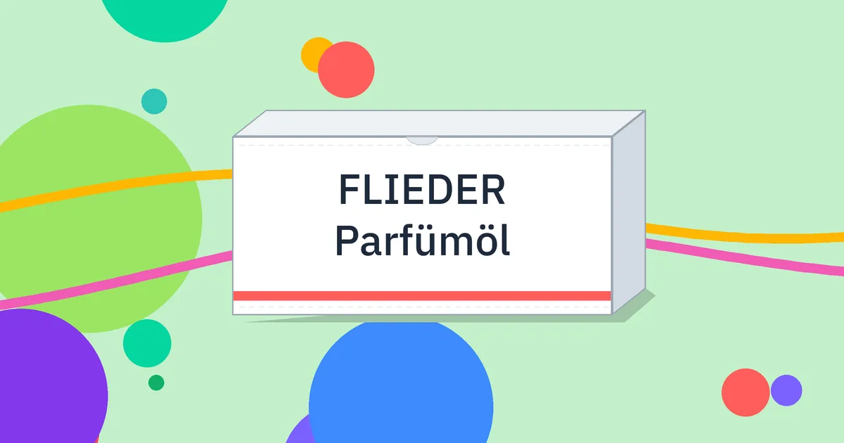 Symbolbild: Packung mit der Aufschrift FLIEDER Parfümöl (PZN 01992794) – Verfügbarkeit und Bezug in Apotheken in Frankfurt am Main
