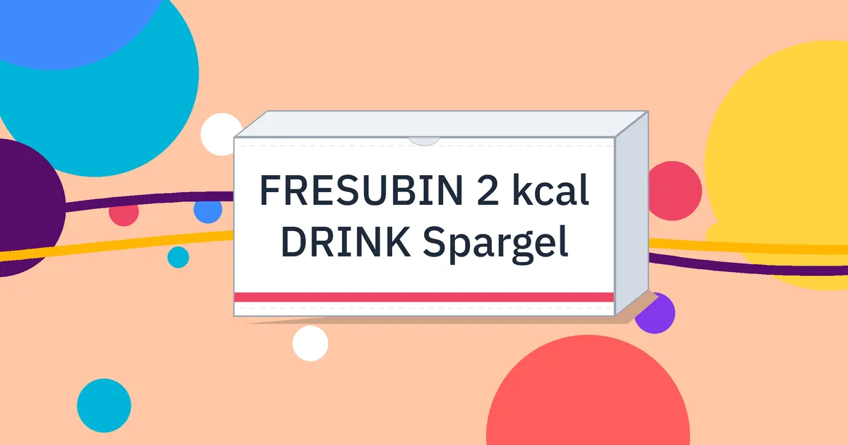 Symbolbild: Packung mit der Aufschrift FRESUBIN 2 kcal DRINK Spargel (PZN 14144866) – Verfügbarkeit und Bezug in Apotheken in Frankfurt am Main