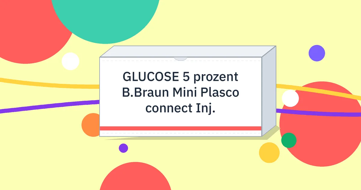 Symbolbild: Packung mit der Aufschrift GLUCOSE 5 prozent B.Braun Mini Plasco connect Inj. (PZN 03159474) – Verfügbarkeit und Bezug in Apotheken in Frankfurt am Main