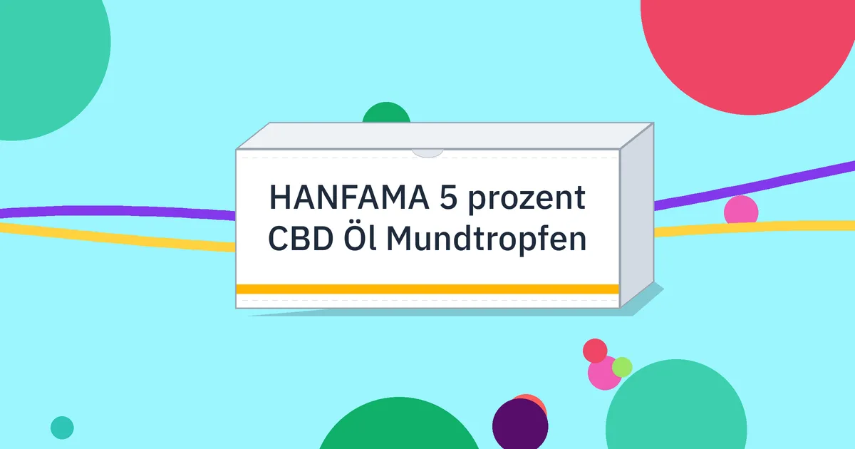 Symbolbild: Packung mit der Aufschrift HANFAMA 5 prozent CBD Öl Mundtropfen (PZN 17618187) – Verfügbarkeit und Bezug in Apotheken in Frankfurt am Main
