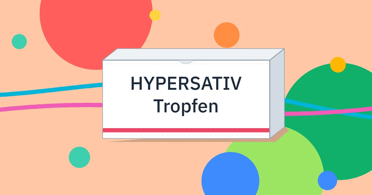 Symbolbild: Packung mit der Aufschrift HYPERSATIV Tropfen (PZN 00238500) – Verfügbarkeit und Bezug in Apotheken in Frankfurt am Main