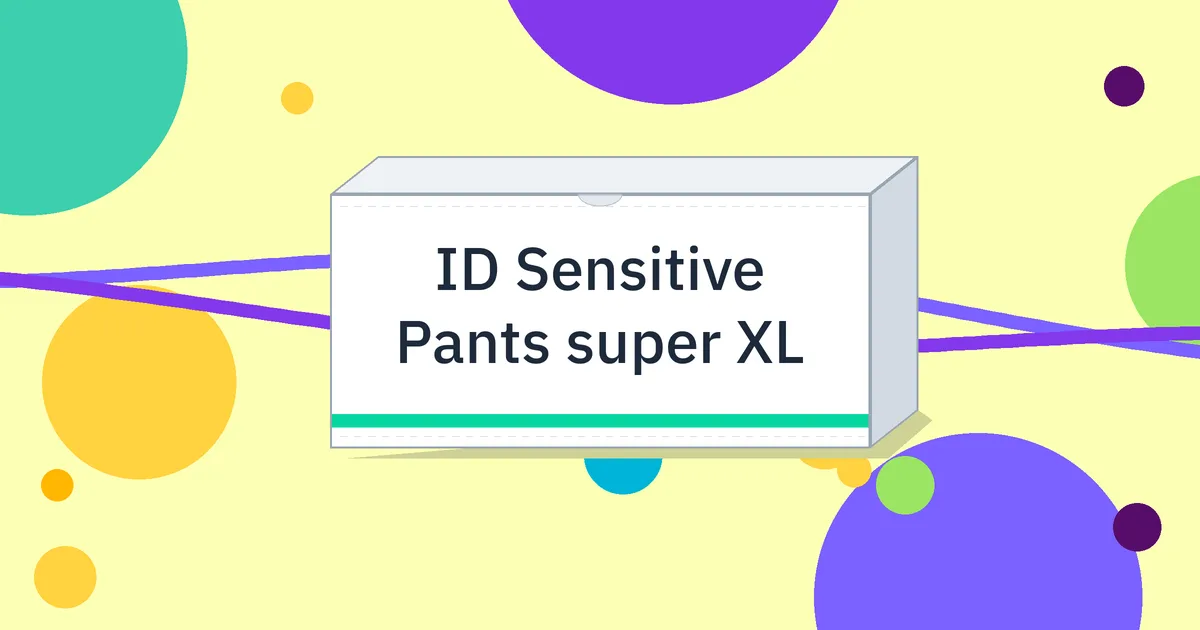 Symbolbild: Packung mit der Aufschrift ID Sensitive Pants super XL (PZN 19893466) – Verfügbarkeit und Bezug in Apotheken in Frankfurt am Main