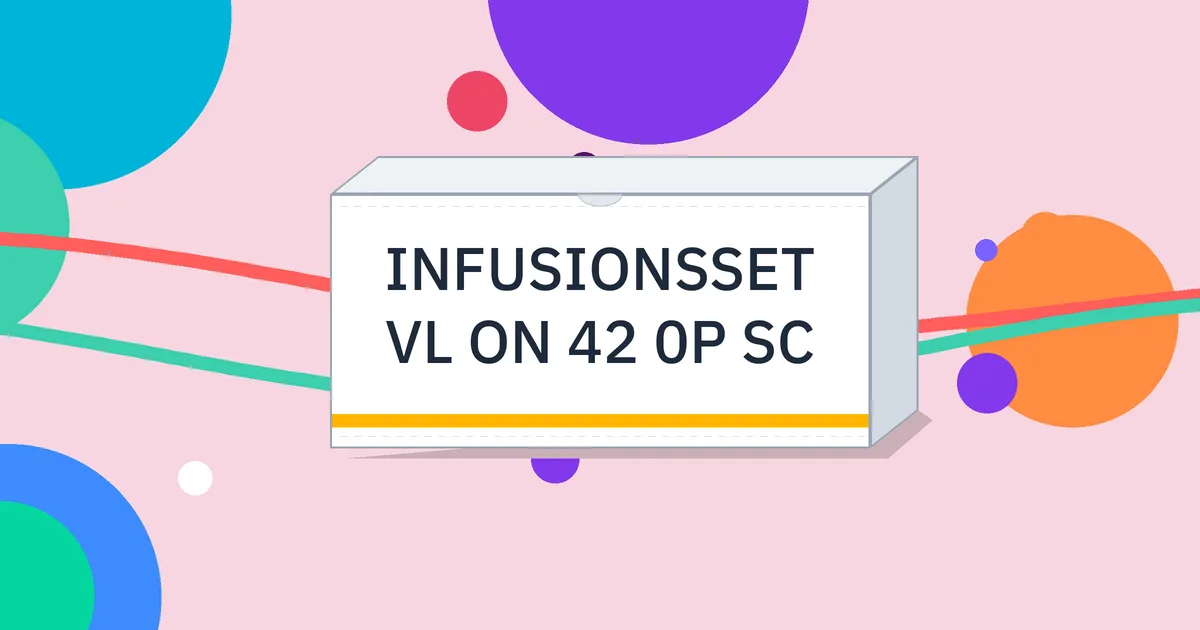 Symbolbild: Packung mit der Aufschrift INFUSIONSSET VL ON 42 0P SC (PZN 20182061) – Verfügbarkeit und Bezug in Apotheken in Frankfurt am Main
