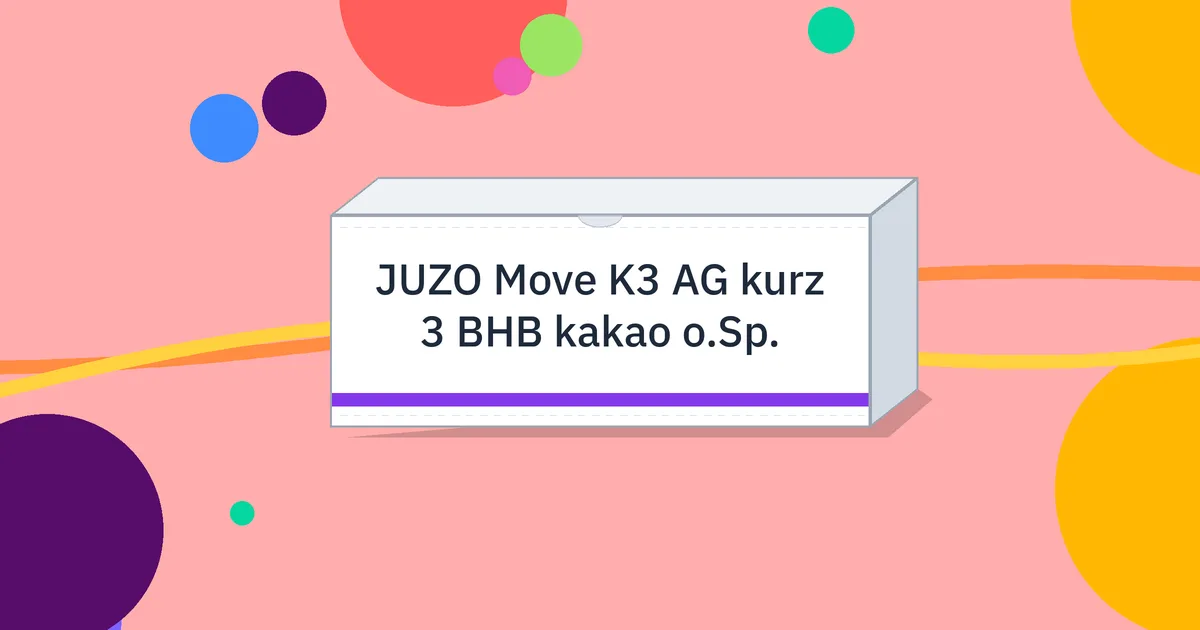 Symbolbild: Packung mit der Aufschrift JUZO Move K3 AG kurz 3 BHB kakao o.Sp. (PZN 18593578) – Verfügbarkeit und Bezug in Apotheken in Frankfurt am Main