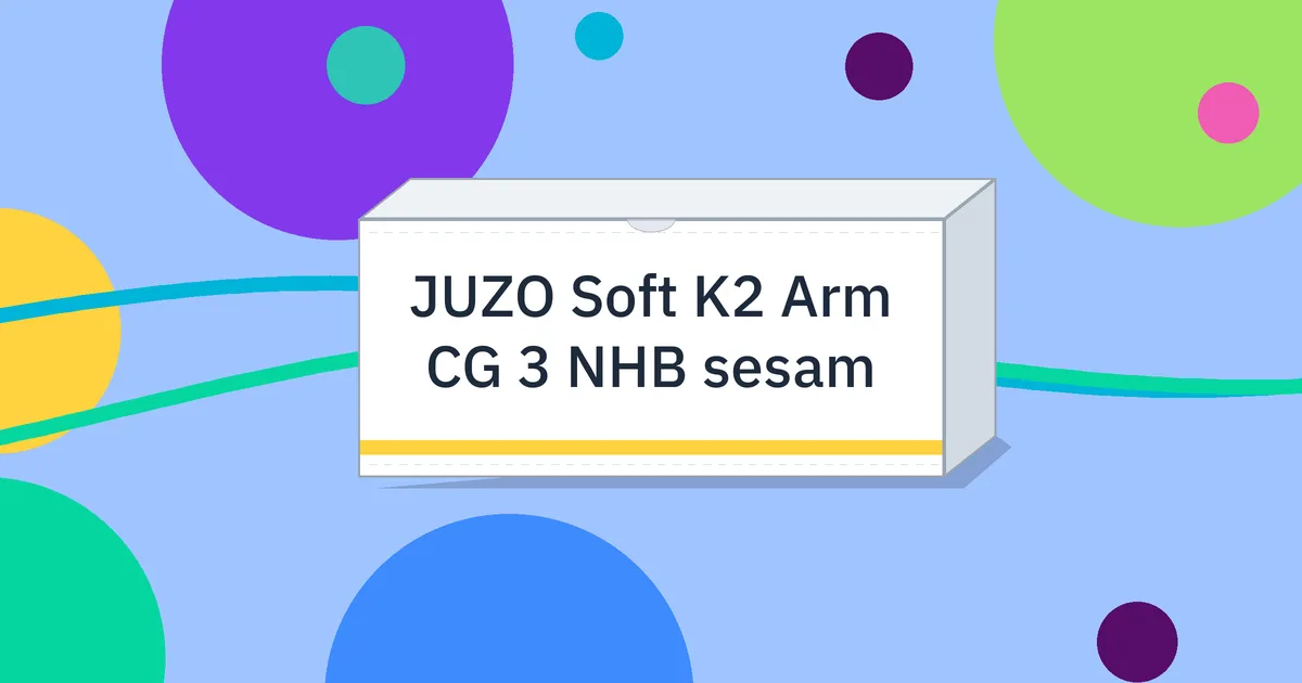 Symbolbild: Packung mit der Aufschrift JUZO Soft K2 Arm CG 3 NHB sesam (PZN 15510818) – Verfügbarkeit und Bezug in Apotheken in Frankfurt am Main