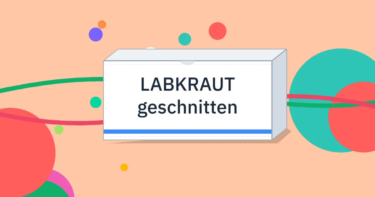 Symbolbild: Packung mit der Aufschrift LABKRAUT geschnitten (PZN 11310028) – Verfügbarkeit und Bezug in Apotheken in Frankfurt am Main