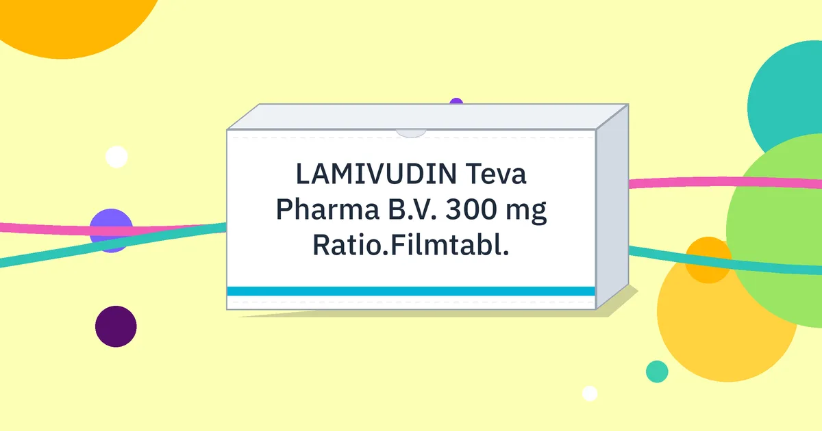 Symbolbild: Packung mit der Aufschrift LAMIVUDIN Teva Pharma B.V. 300 mg Ratio.Filmtabl. (PZN 04704005) – Verfügbarkeit und Bezug in Apotheken in Frankfurt am Main