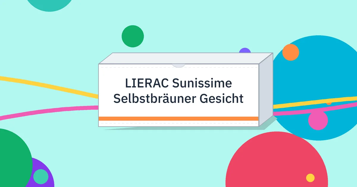 Symbolbild: Packung mit der Aufschrift LIERAC Sunissime Selbstbräuner Gesicht (PZN 19778908) – Verfügbarkeit und Bezug in Apotheken in Frankfurt am Main