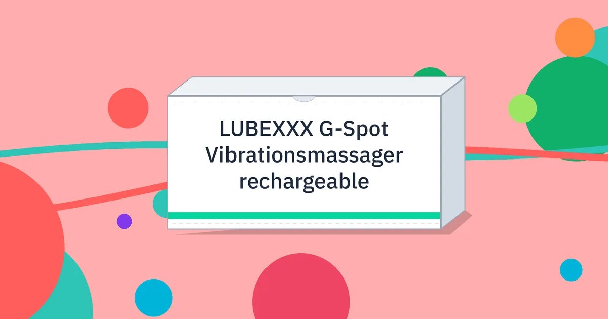Symbolbild: Packung mit der Aufschrift LUBEXXX G-Spot Vibrationsmassager rechargeable (PZN 19223725) – Verfügbarkeit und Bezug in Apotheken in Frankfurt am Main