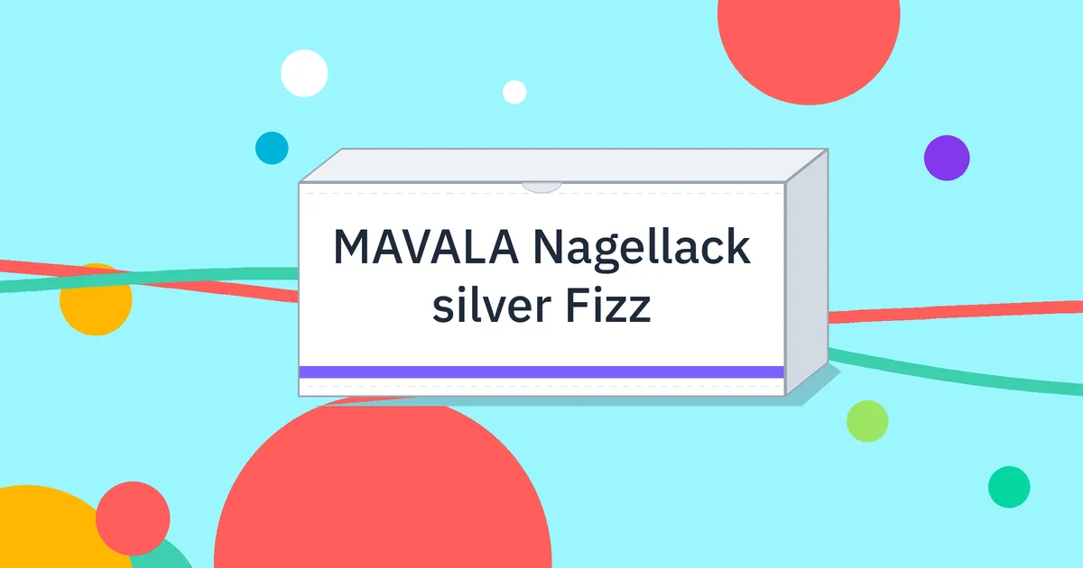 Symbolbild: Packung mit der Aufschrift MAVALA Nagellack silver Fizz (PZN 19146427) – Verfügbarkeit und Bezug in Apotheken in Frankfurt am Main