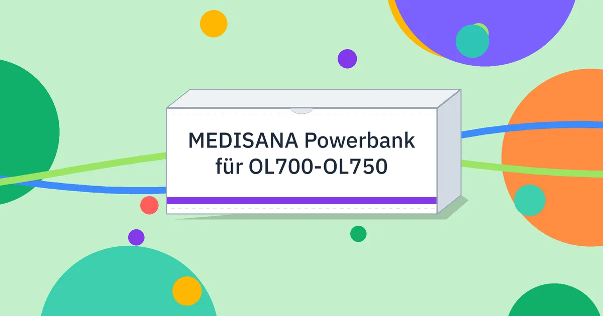 Symbolbild: Packung mit der Aufschrift MEDISANA Powerbank für OL700-OL750 (PZN 20902420) – Verfügbarkeit und Bezug in Apotheken in Frankfurt am Main