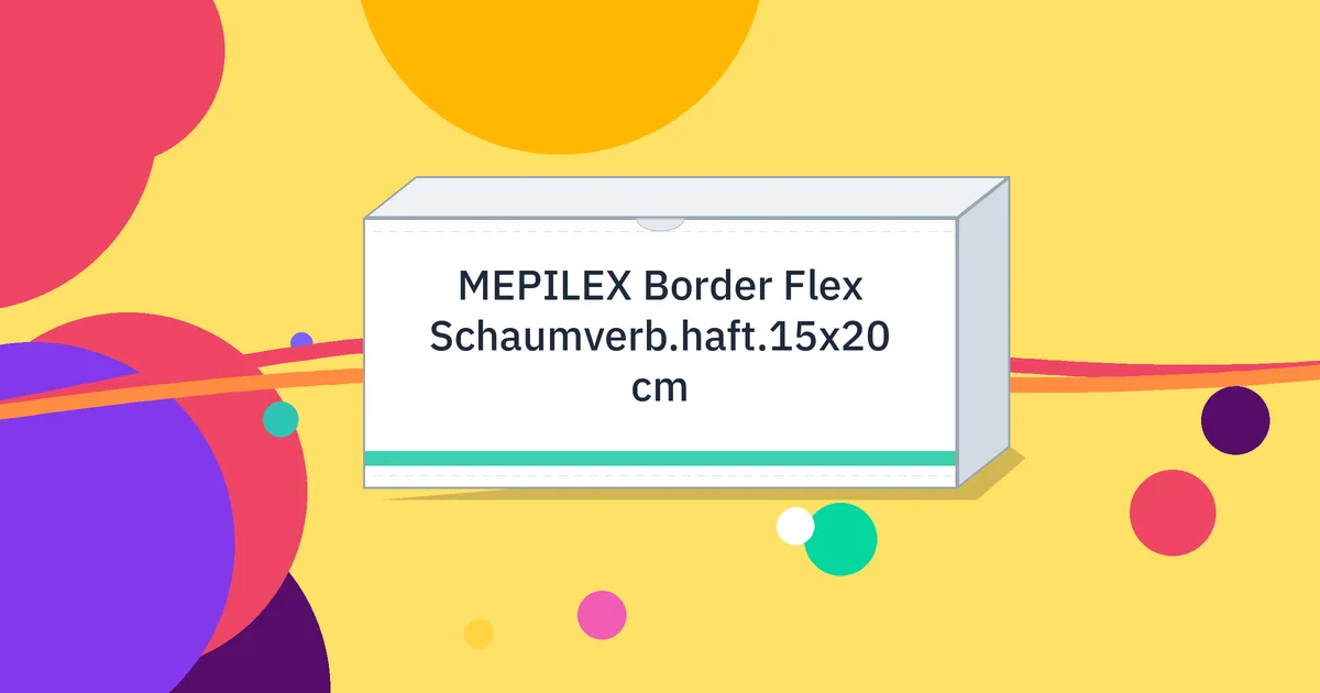 Symbolbild: Packung mit der Aufschrift MEPILEX Border Flex Schaumverb.haft.15x20 cm (PZN 19362065) – Verfügbarkeit und Bezug in Apotheken in Frankfurt am Main