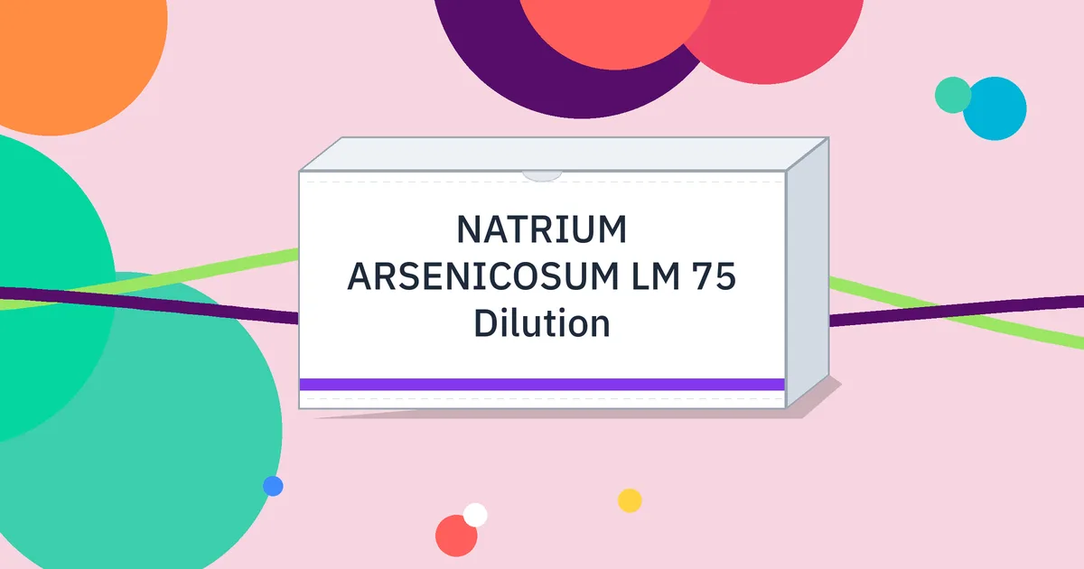 Symbolbild: Packung mit der Aufschrift NATRIUM ARSENICOSUM LM 75 Dilution (PZN 12959593) – Verfügbarkeit und Bezug in Apotheken in Frankfurt am Main