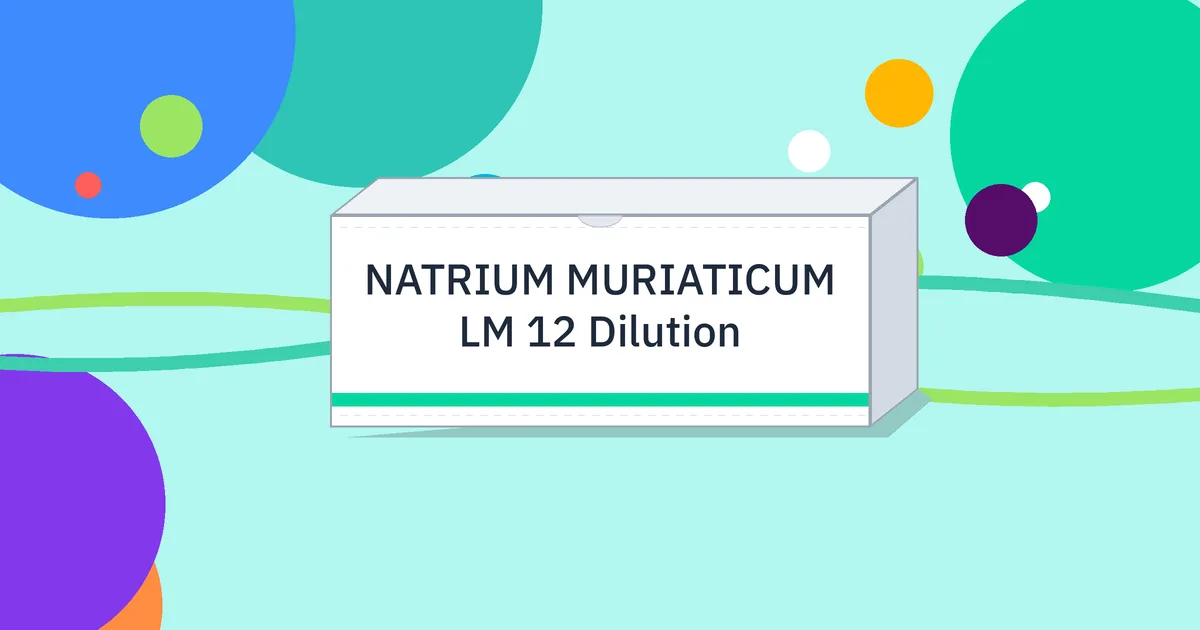 Symbolbild: Packung mit der Aufschrift NATRIUM MURIATICUM LM 12 Dilution (PZN 07541213) – Verfügbarkeit und Bezug in Apotheken in Frankfurt am Main