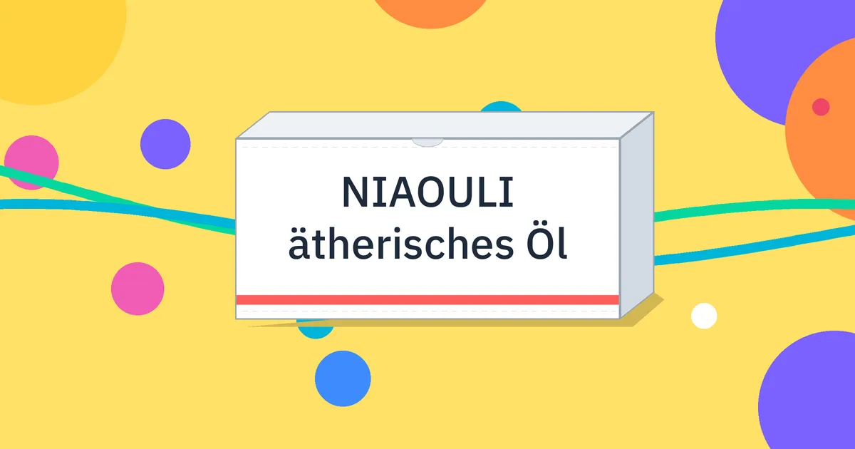 Symbolbild: Packung mit der Aufschrift NIAOULI ätherisches Öl (PZN 01231279) – Verfügbarkeit und Bezug in Apotheken in Frankfurt am Main
