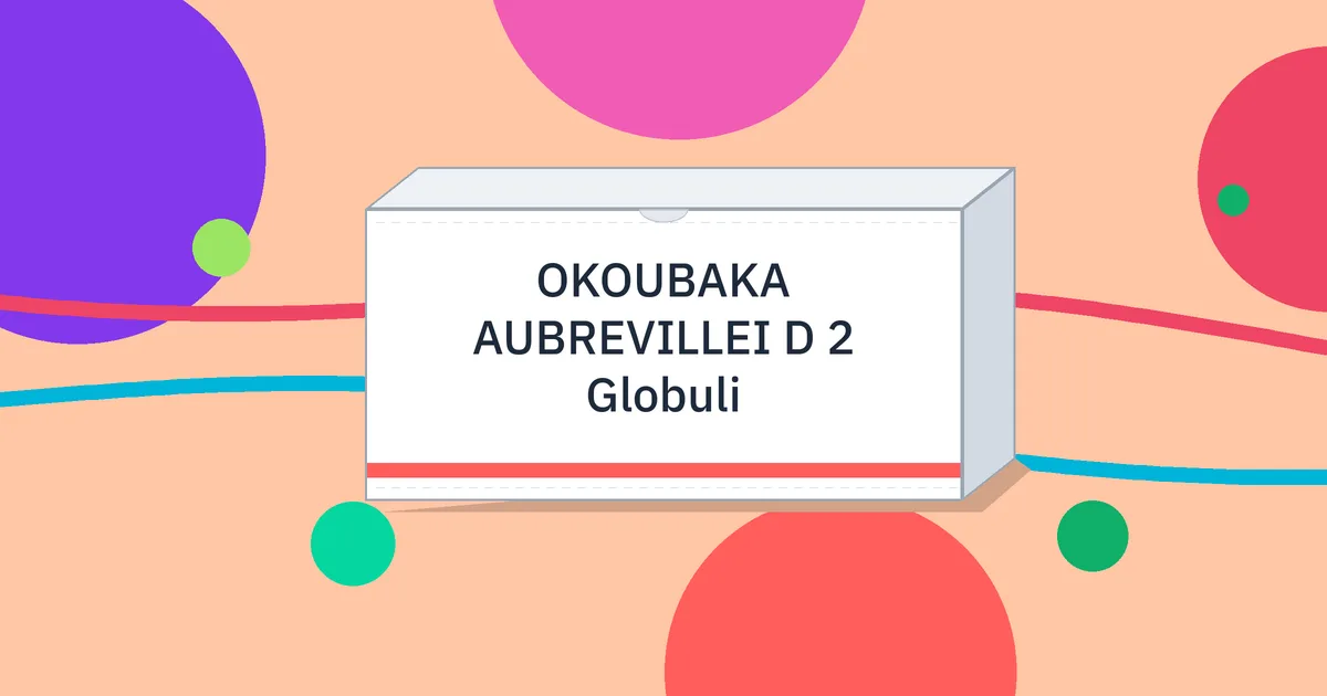 Symbolbild: Packung mit der Aufschrift OKOUBAKA AUBREVILLEI D 2 Globuli (PZN 19685087) – Verfügbarkeit und Bezug in Apotheken in Frankfurt am Main