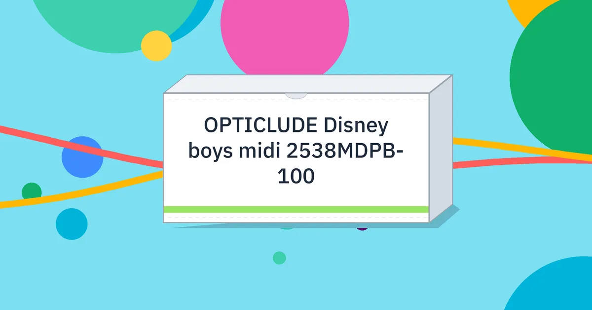 Symbolbild: Packung mit der Aufschrift OPTICLUDE Disney boys midi 2538MDPB-100 (PZN 07588321) – Verfügbarkeit und Bezug in Apotheken in Frankfurt am Main