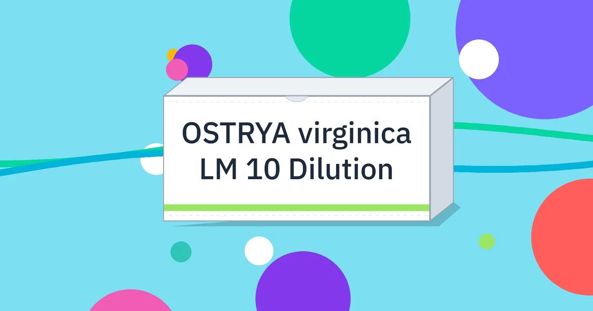 Symbolbild: Packung mit der Aufschrift OSTRYA virginica LM 10 Dilution (PZN 13628450) – Verfügbarkeit und Bezug in Apotheken in Frankfurt am Main