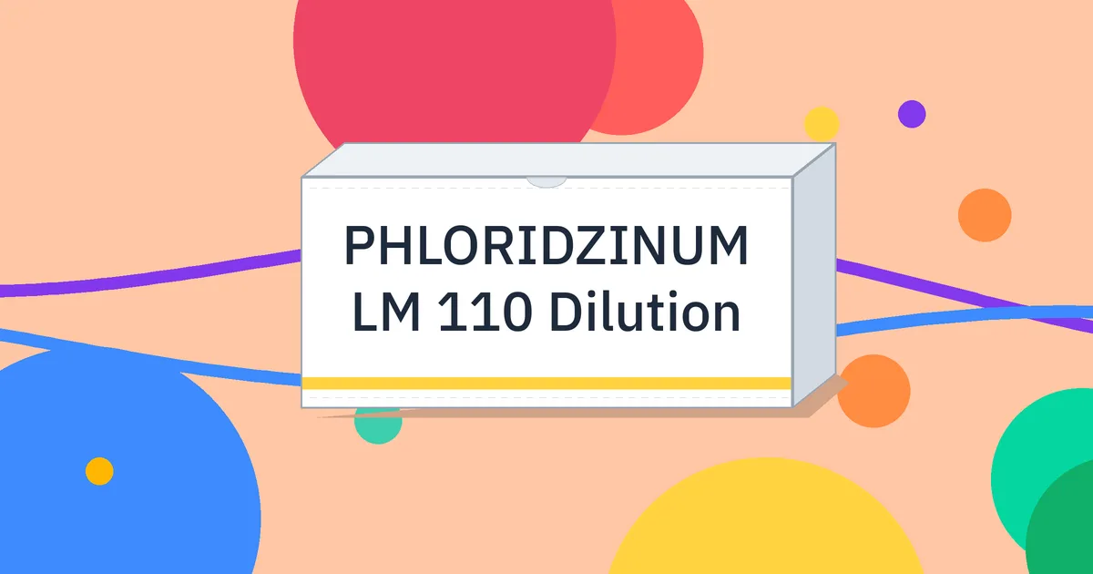 Symbolbild: Packung mit der Aufschrift PHLORIDZINUM LM 110 Dilution (PZN 13639554) – Verfügbarkeit und Bezug in Apotheken in Frankfurt am Main