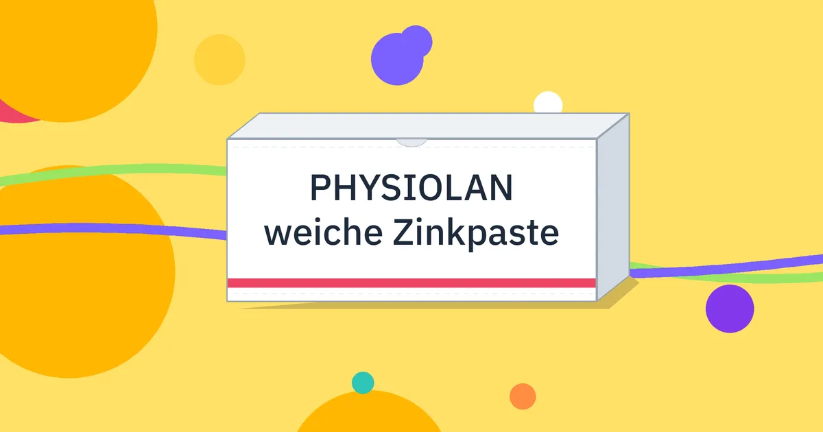 Symbolbild: Packung mit der Aufschrift PHYSIOLAN weiche Zinkpaste (PZN 09519927) – Verfügbarkeit und Bezug in Apotheken in Frankfurt am Main