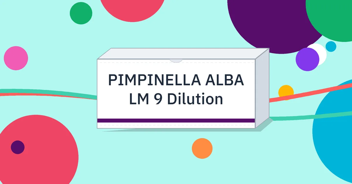 Symbolbild: Packung mit der Aufschrift PIMPINELLA ALBA LM 9 Dilution (PZN 13643857) – Verfügbarkeit und Bezug in Apotheken in Frankfurt am Main