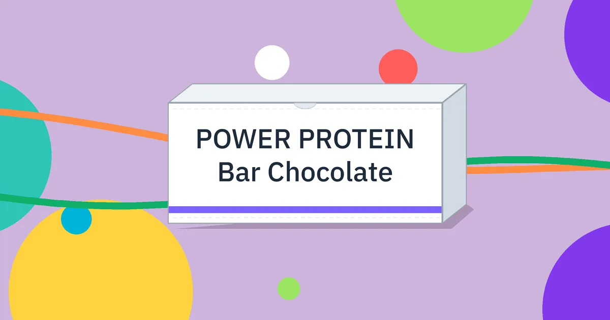 Symbolbild: Packung mit der Aufschrift POWER PROTEIN Bar Chocolate (PZN 10712687) – Verfügbarkeit und Bezug in Apotheken in Frankfurt am Main