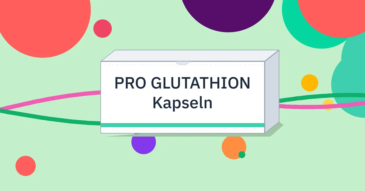 Symbolbild: Packung mit der Aufschrift PRO GLUTATHION Kapseln (PZN 19235237) – Verfügbarkeit und Bezug in Apotheken in Frankfurt am Main
