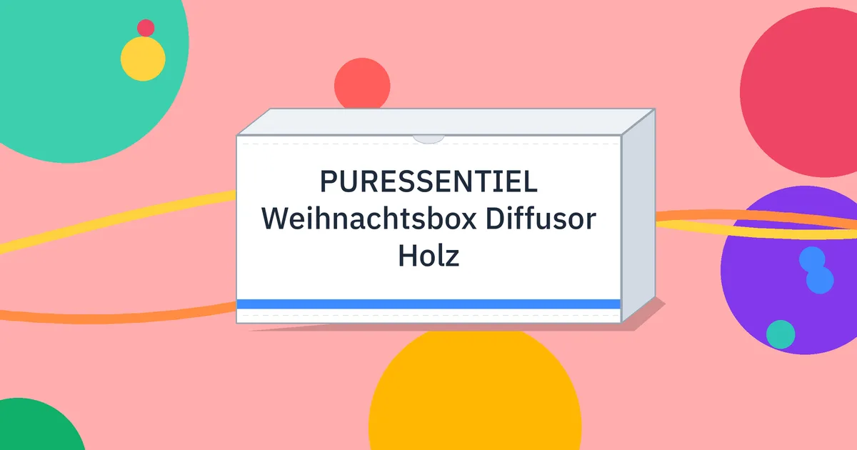 Symbolbild: Packung mit der Aufschrift PURESSENTIEL Weihnachtsbox Diffusor Holz (PZN 17825070) – Verfügbarkeit und Bezug in Apotheken in Frankfurt am Main