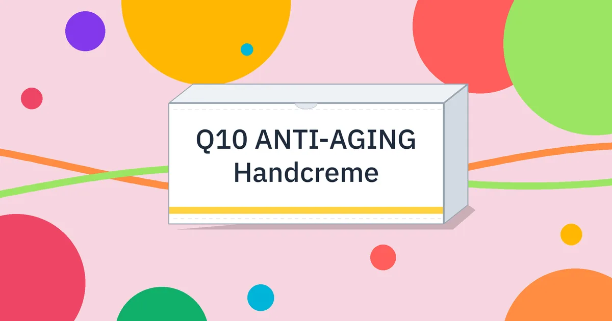 Symbolbild: Packung mit der Aufschrift Q10 ANTI-AGING Handcreme (PZN 08867773) – Verfügbarkeit und Bezug in Apotheken in Frankfurt am Main